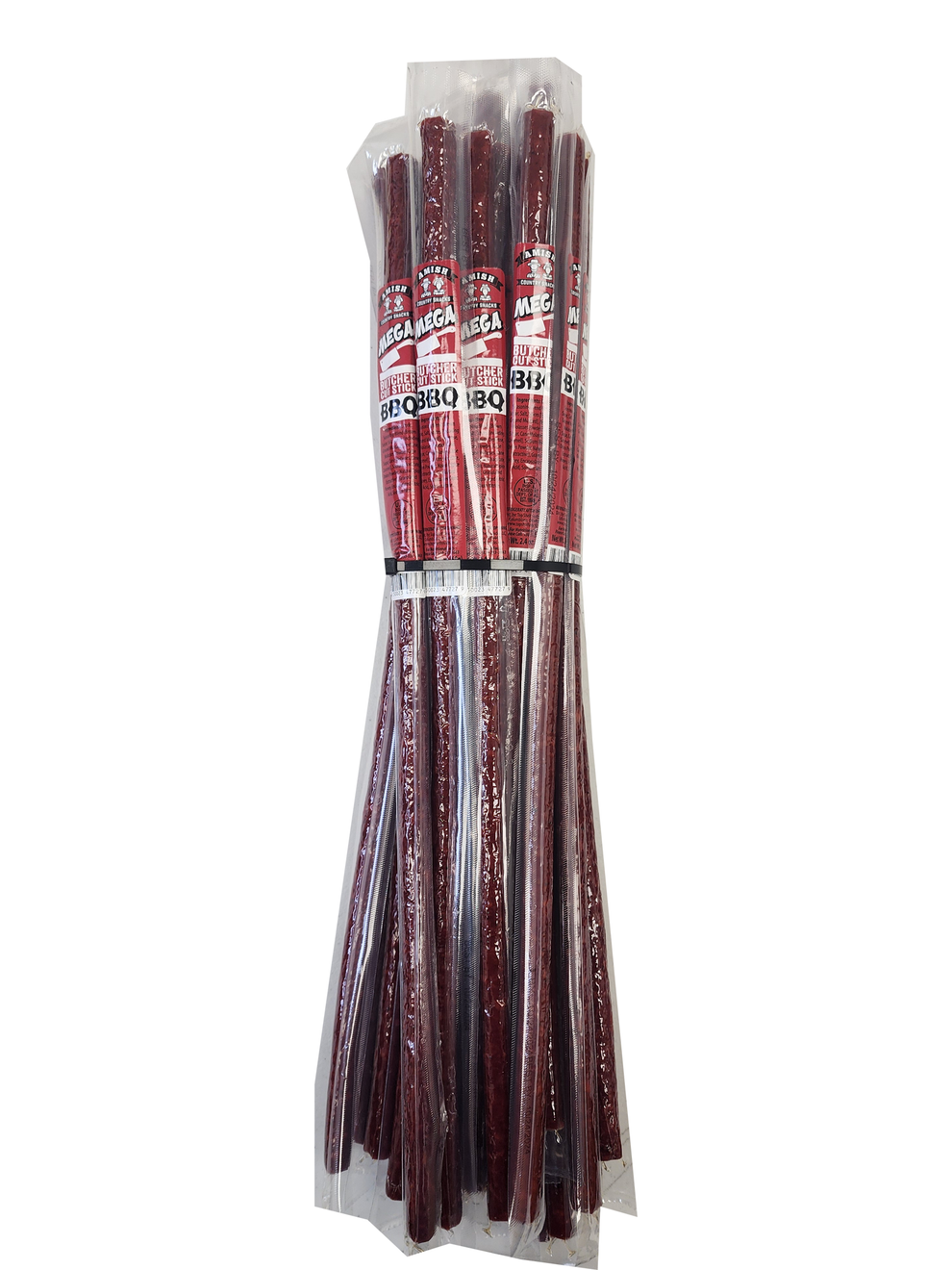 MEGA BBQ Beef Stick Butcher Cut 20 count box – Amish Country Snacks