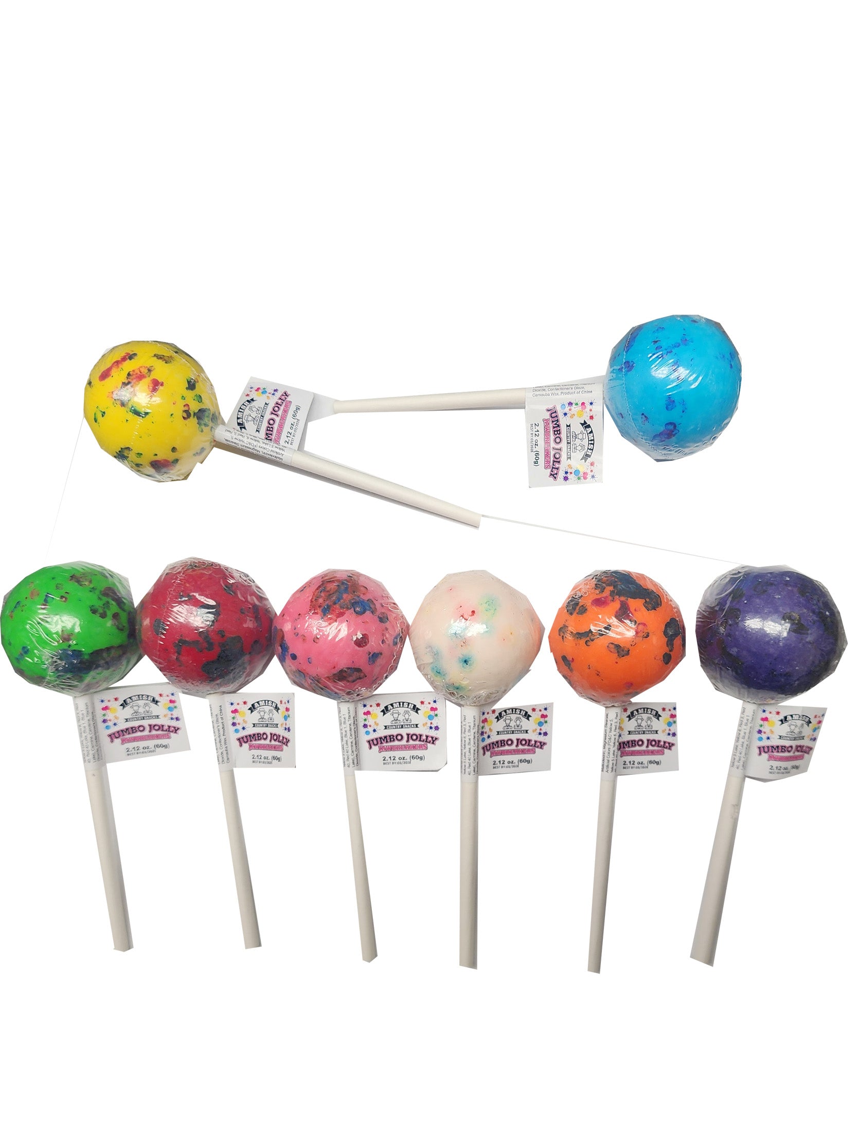 Amish Jolly Lolly Pops - individual suckers – Amish Country Snacks
